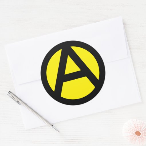 Anarcho-Capitalism Classic Round Sticker | Zazzle