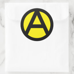 Anarcho-Capitalism Classic Round Sticker | Zazzle