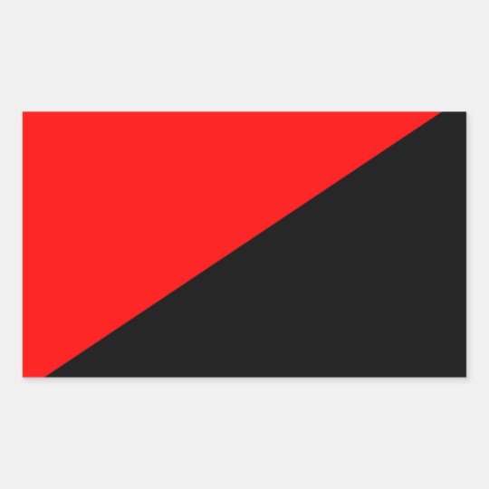 Anarcho-Syndicalist Flag Sticker | Zazzle.com