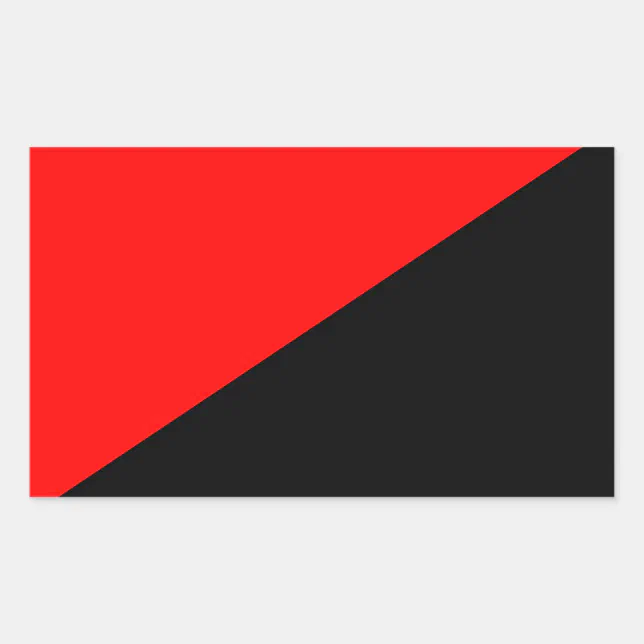 Anarcho-Syndicalist Flag Sticker | Zazzle