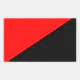 Anarcho-Syndicalist Flag Sticker | Zazzle
