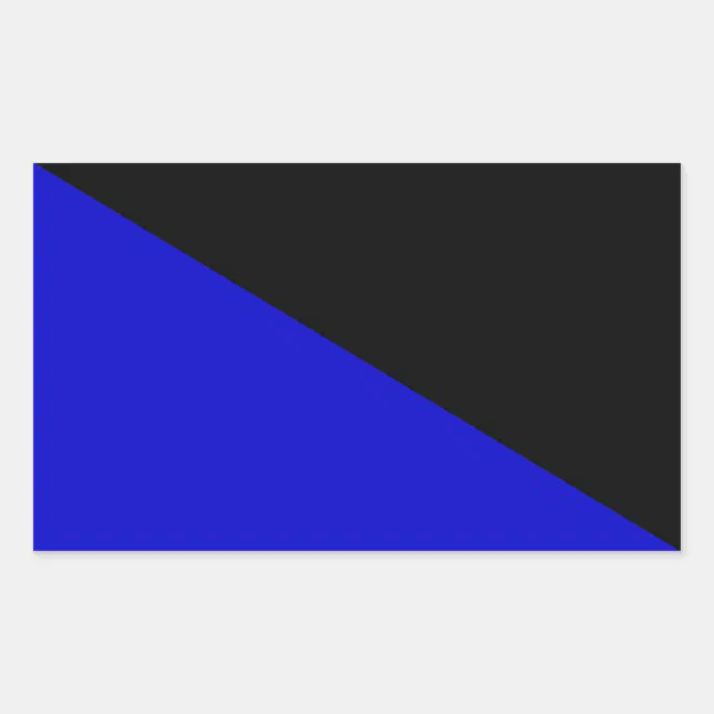Anarcho-Transhumanist Flag Rectangular Sticker | Zazzle