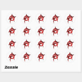 Anarchy Classic Round Sticker | Zazzle