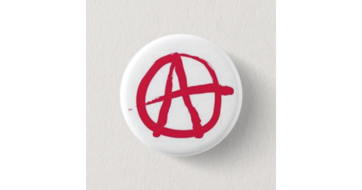 Anarchy Logo Pin | Zazzle