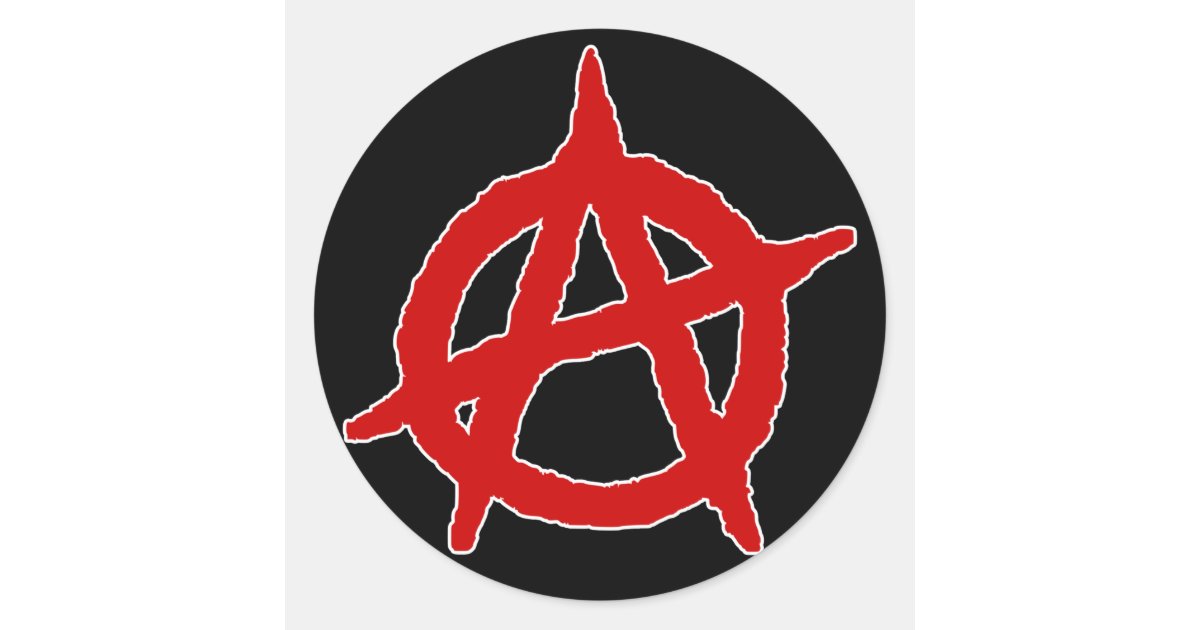 Anarchy Stickers | Zazzle