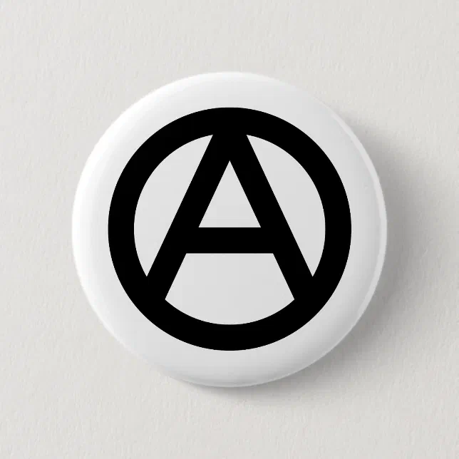 Anarchy Symbol Pinback Button | Zazzle