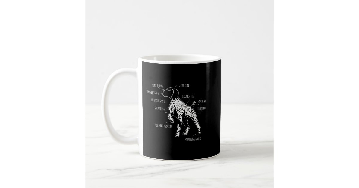Anatomy Of A German Shorthaired Pointer GSP Dog Lo Coffee Mug | Zazzle