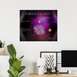 Anatomy of An Atom Poster | Zazzle