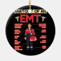 Anatomy Of An EMT Paramedic EMT EMS Health Care Em Ceramic Ornament ...