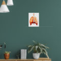 Anatomy Of Human Respiratory System, Front View Poster | Zazzle