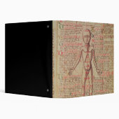 Anatomy of the human body 3 ring binder | Zazzle