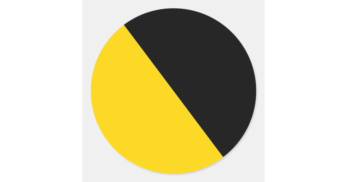 Ancap Anarchocapitalist Flag Classic Round Sticker | Zazzle