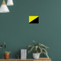 Ancap Anarchocapitalist Flag Poster | Zazzle
