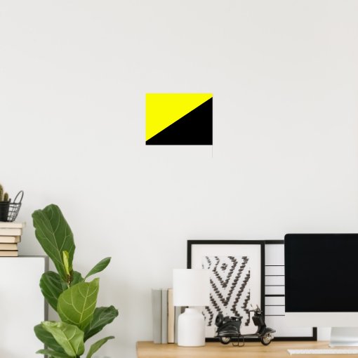 Ancap Anarchocapitalist Flag Poster | Zazzle