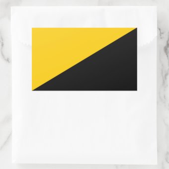AnCap Flag Rectangular Sticker | Zazzle
