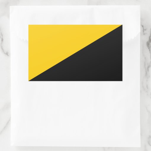 AnCap Flag Rectangular Sticker | Zazzle