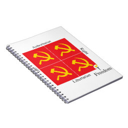 Ancap Libertarian Political Compass Notebook | Zazzle