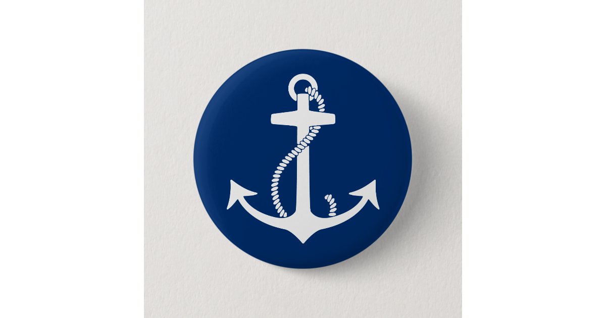 Anchor Pinback Button | Zazzle