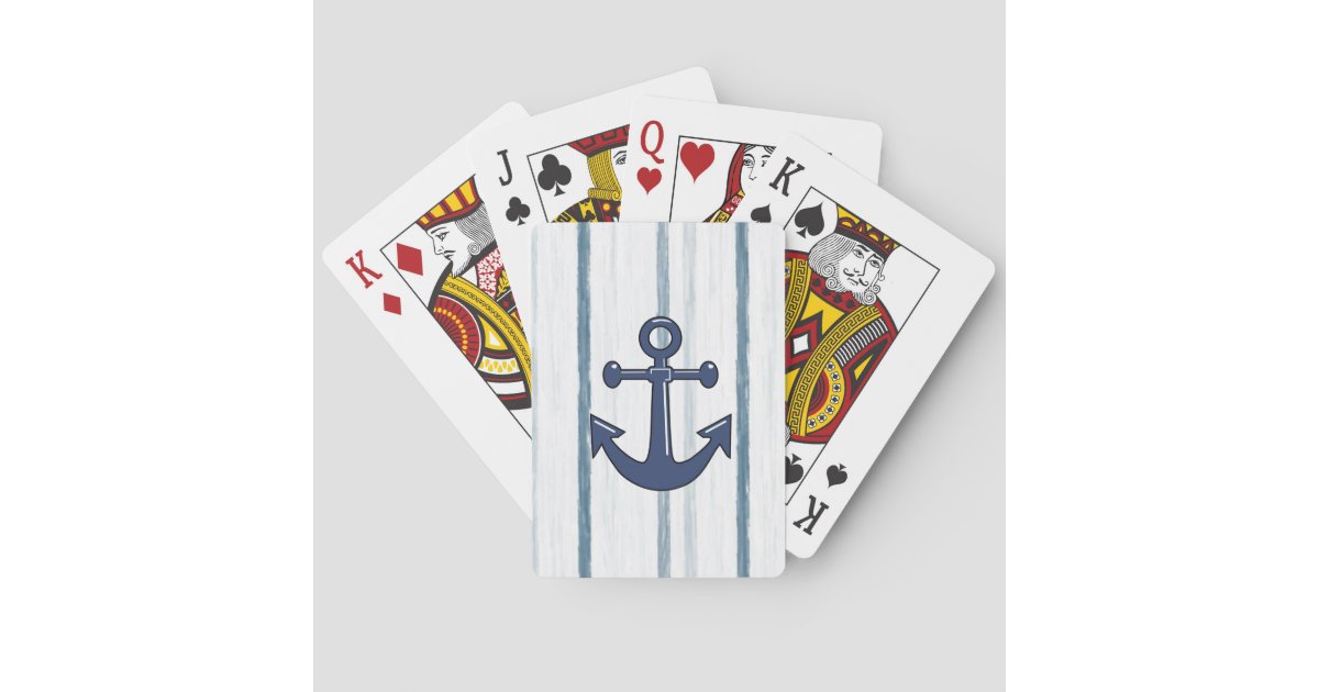 Anchor Playing Card Deck | Zazzle