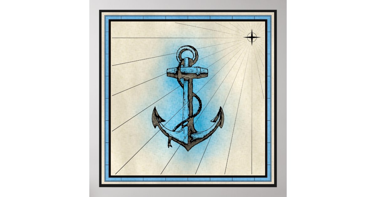 Anchor Poster | Zazzle