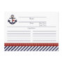 Anchor Recipe Card | Zazzle