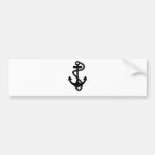 Funny nautical anchor bumper sticker for sailor | Zazzle.com