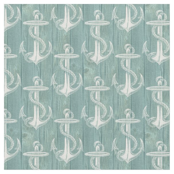 Vintage Nautical Fabric | Zazzle