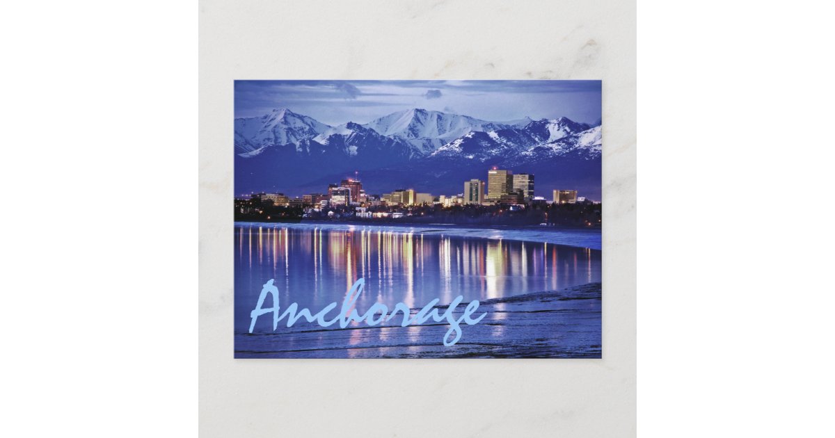 Anchorage, Alaska, U.S.A. Postcard | Zazzle