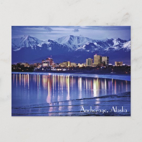 Anchorage, Alaska, U.S.A. Postcard | Zazzle.com