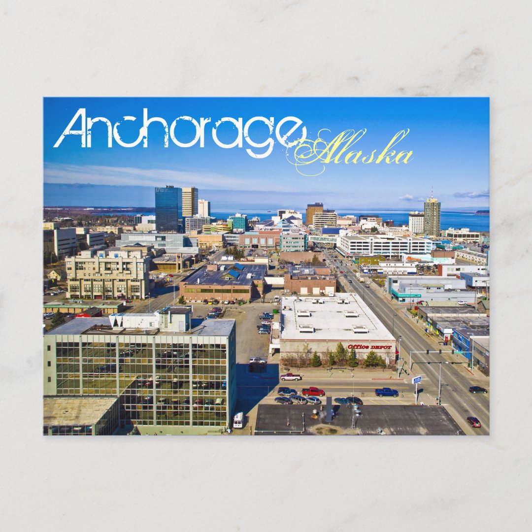 Anchorage, Alaska, U.S.A. Postcard | Zazzle