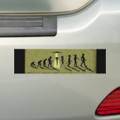 Ancient Aliens evolution UFO life bumper sticker | Zazzle