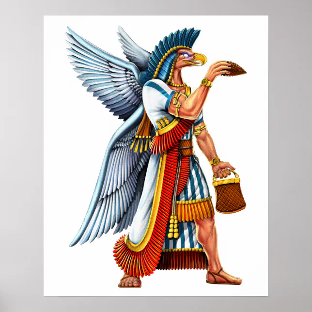 Ancient Anunnaki God Poster | Zazzle