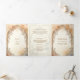 Ancient Arabian Palace Arch QR Code Muslim Wedding Tri-Fold Invitation ...