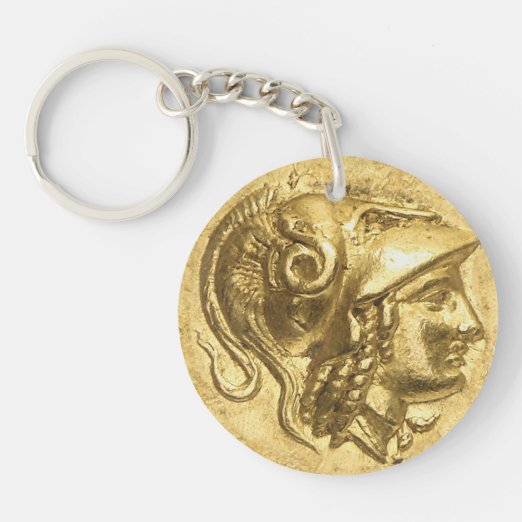 Greek Helmet Keychains - No Minimum Quantity | Zazzle