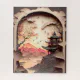 Ancient Chinese Scene Paper Cut Brown Jigsaw Puzzle | Zazzle