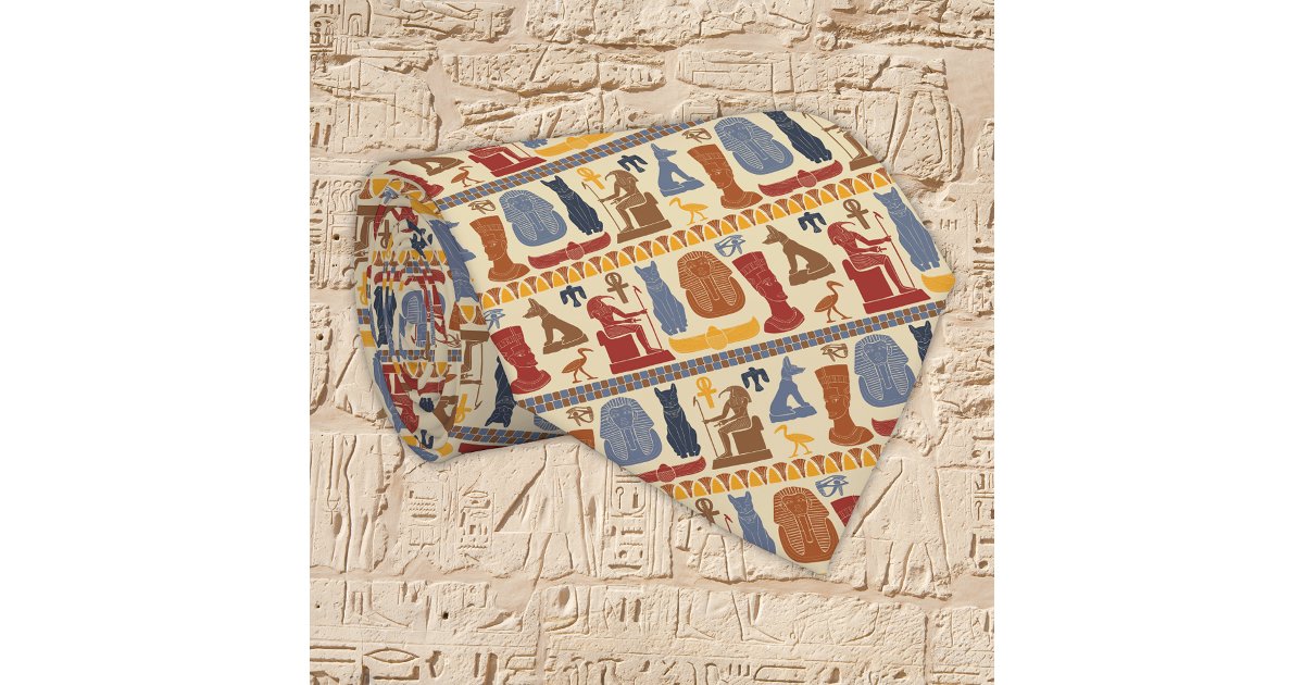 Ancient Egypt Egyptian Graphics Collage Neck Tie | Zazzle