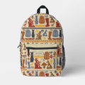Ancient Egypt Egyptian Graphics Collage Printed Backpack | Zazzle