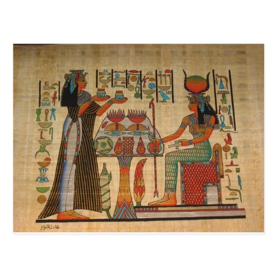 ANCIENT EGYPT WALL MURAL POSTCARD | Zazzle.com