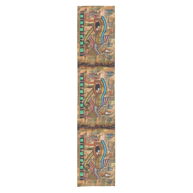 Ancient Egyptian Eye of Horus Wadjet Table-runner Short Table Runner ...