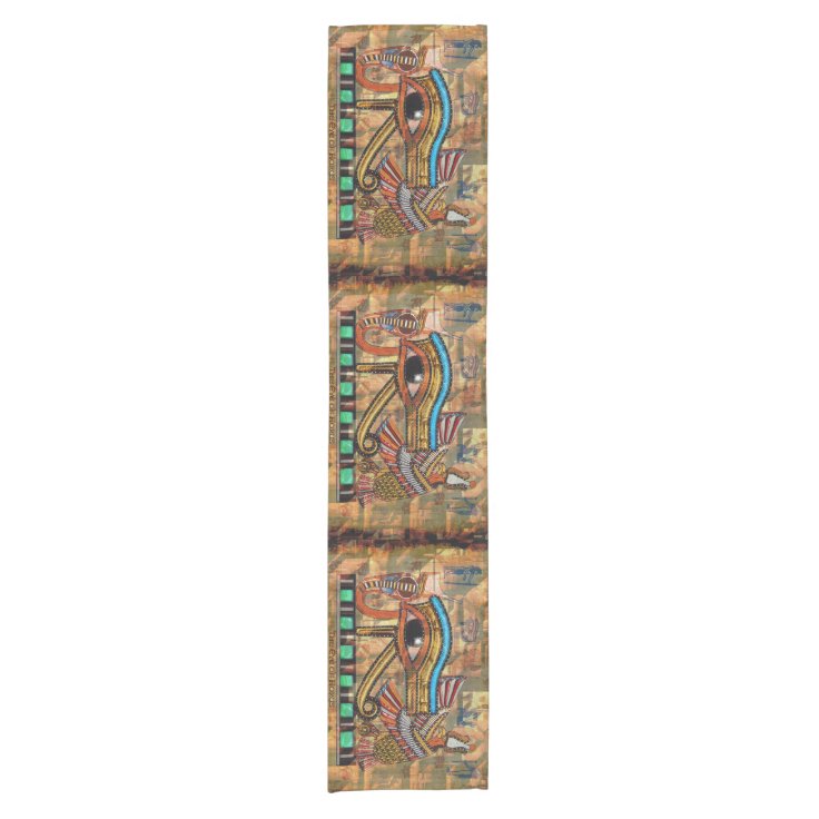 Ancient Egyptian Eye of Horus Wadjet Table-runner Short Table Runner ...