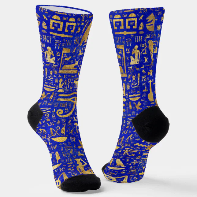 Ancient Egyptian hieroglyphs Socks | Zazzle