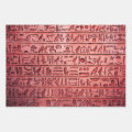 Ancient Egyptian Hieroglyphs Wrapping Paper Set | Zazzle
