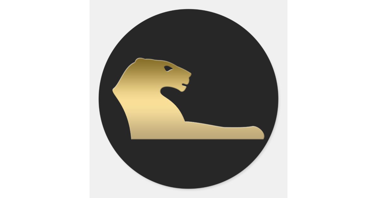 Ancient Egyptian lion – goddess Sekhmet Classic Round Sticker | Zazzle