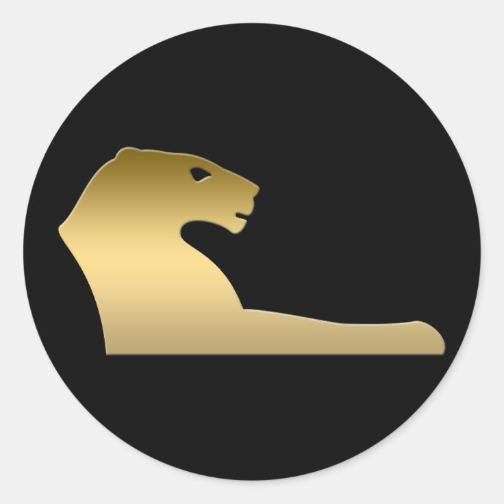 Ancient Egyptian lion – goddess Sekhmet Classic Round Sticker | Zazzle