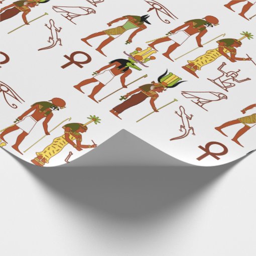 Ancient Egyptian Pantheon Wrapping Paper | Zazzle