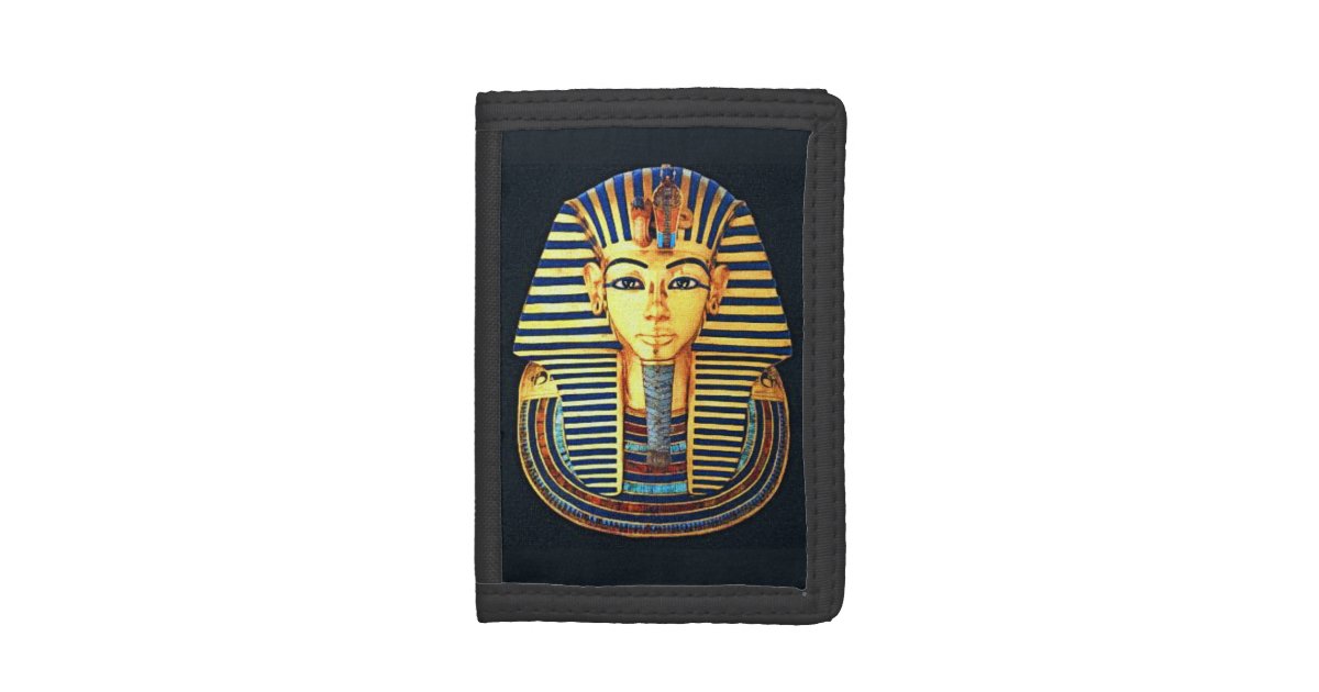 Ancient Egyptian Pharaoh Tutankhamun Trifold Wallet | Zazzle
