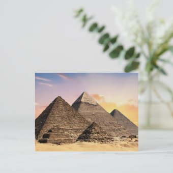 Ancient Egyptian Pyramids Postcard | Zazzle