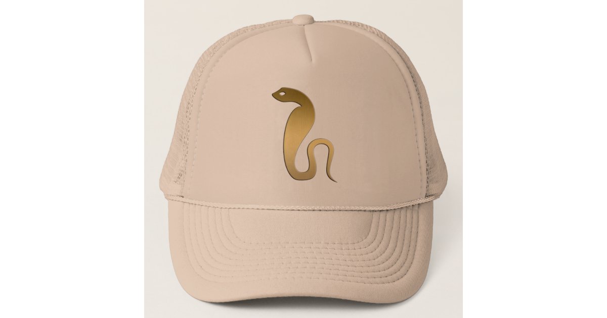 Ancient Egyptian snake – goddess Renenutet Trucker Hat | Zazzle