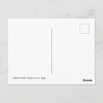 Ancient Egyptian Temple Postcard | Zazzle