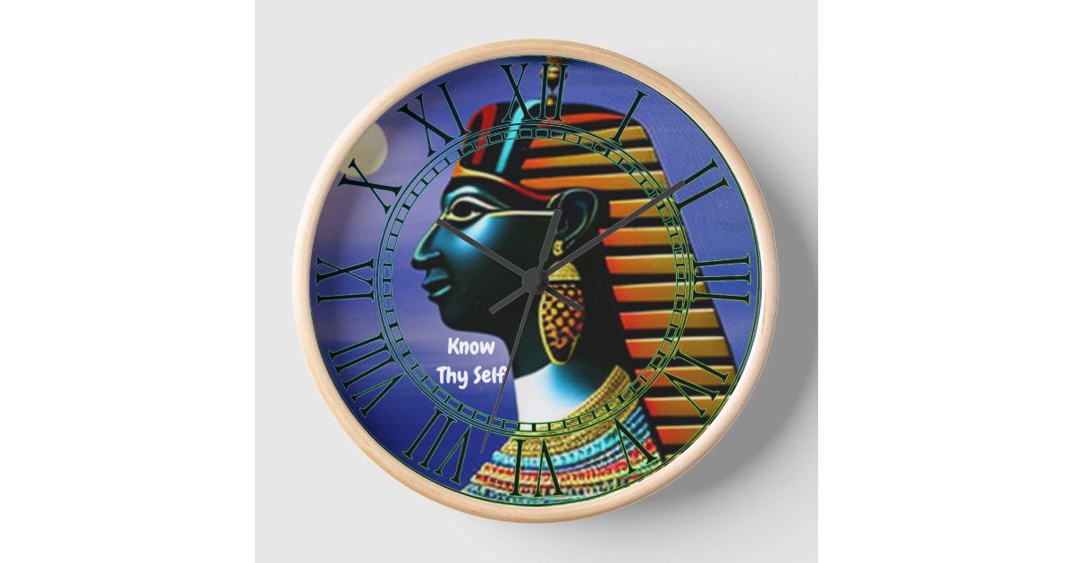 Ancient Egyptian Wall Clock | Zazzle